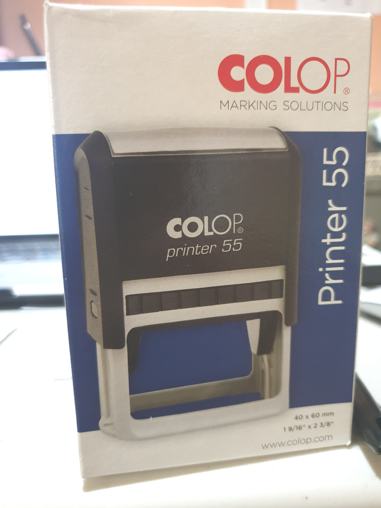 COLOP 55 Self-Inking Rubber Stamp – Studiowork Shop