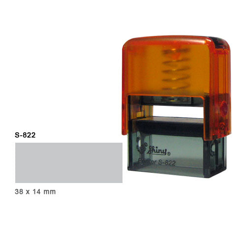 Shiny S-822 Self Inking Rubber Stamp Printer 2 lines – Studiowork Shop