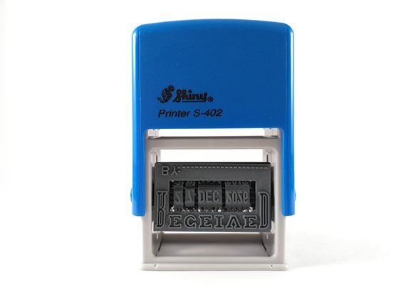 S-402 Shiny Self-Inking Stamp RECEIVED – Studiowork Shop